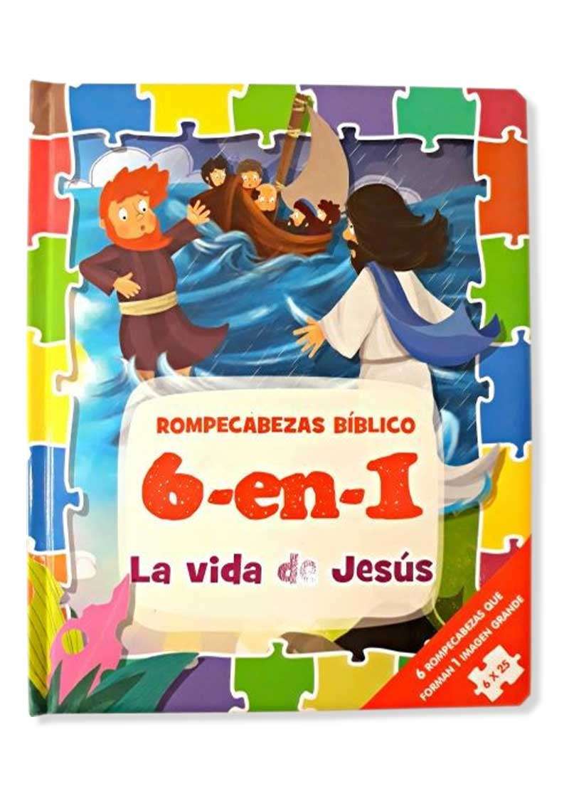 Rompecabezas Bíblico 6 en 1 «La Vida de Jesús» – Imprenta Eben Ezer